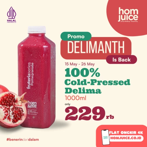 Homjuice | Cold Pressed Juice Detox #benerindaridalam